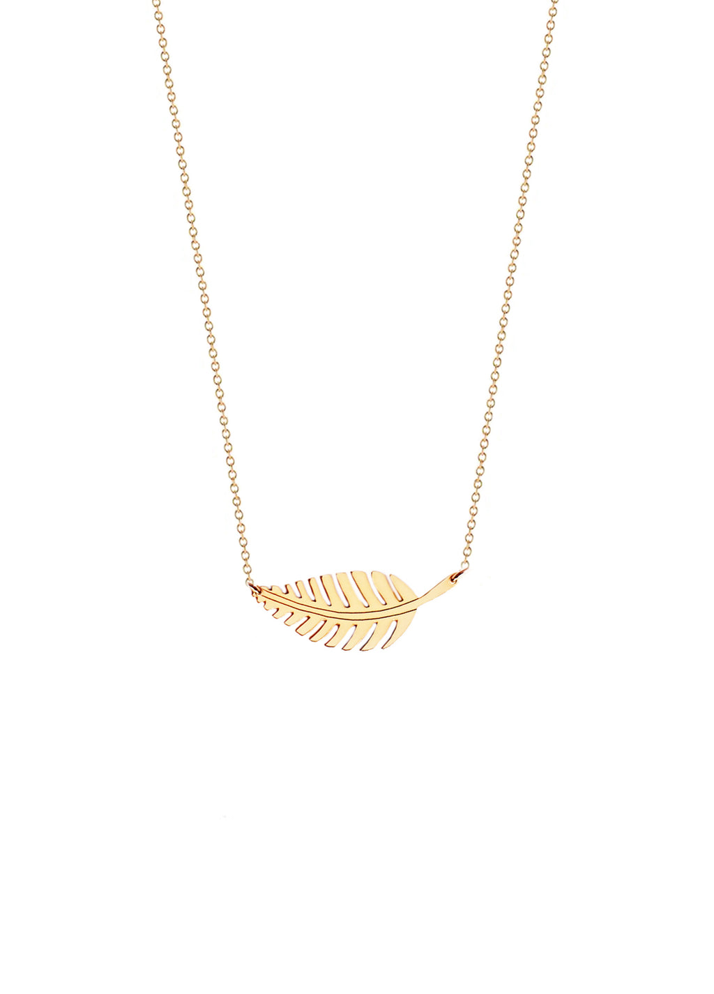 Diana Leaf Necklace – Miriam Merenfeld Jewelry